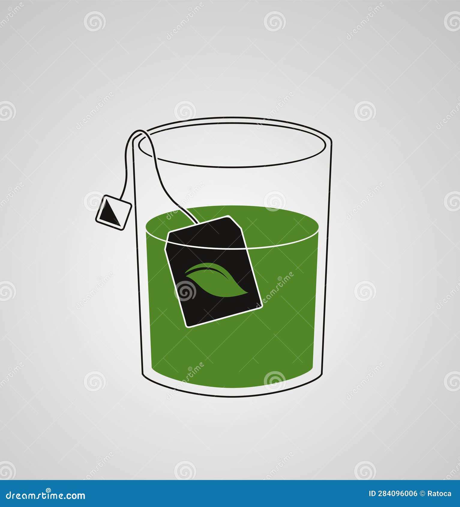 Hot tea illustration stock vector. Illustration of beverage - 284096006