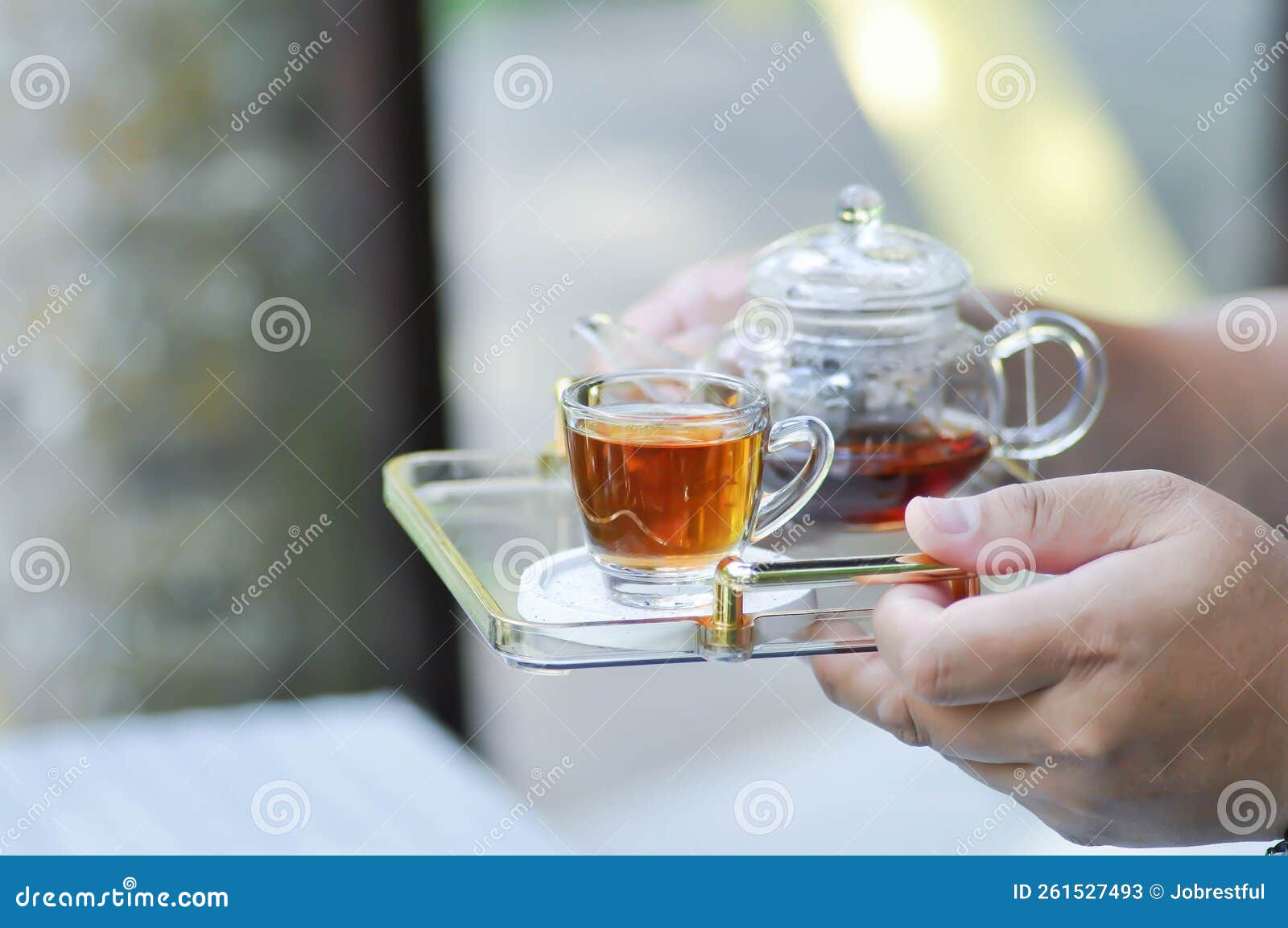 Hot Tea ,kettle and Tea Cup or Chinese Tea Stock Image - Image of ...