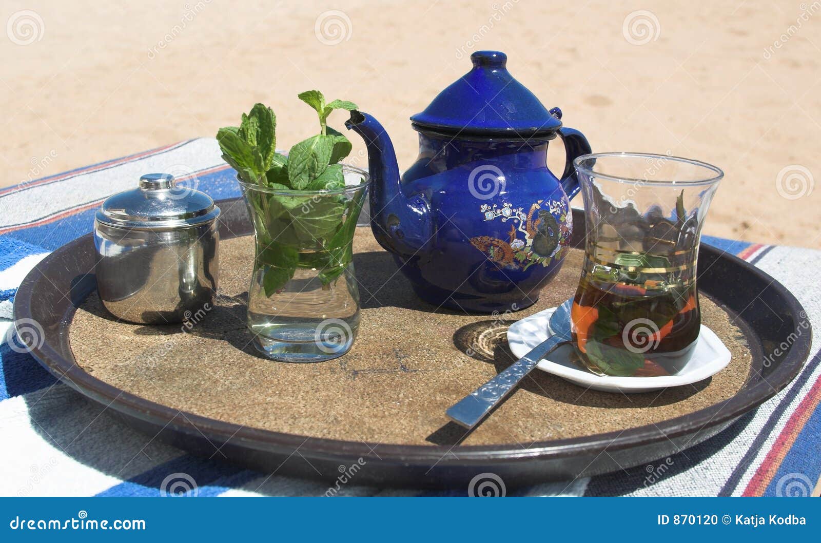 Hot tea ont he beach stock photo. Image of beach, casual - 870120