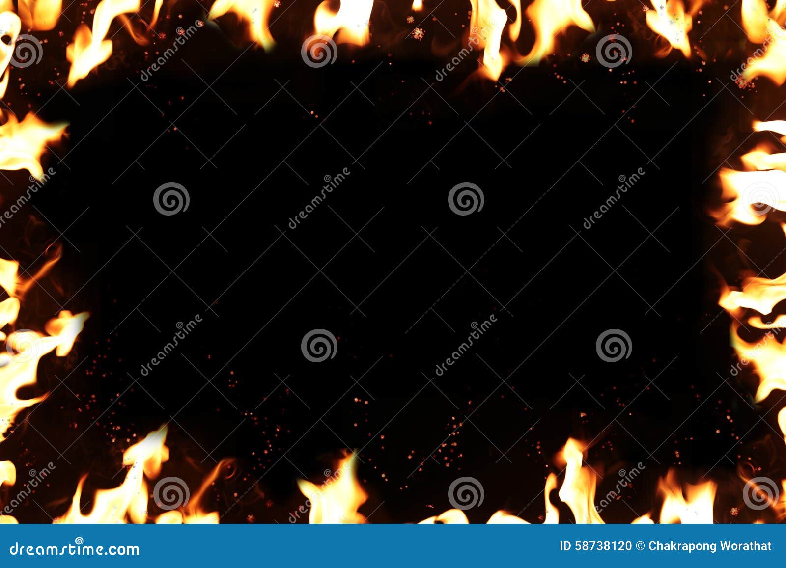 Hot temperature fire frame stock photo. Image of copy - 58738120