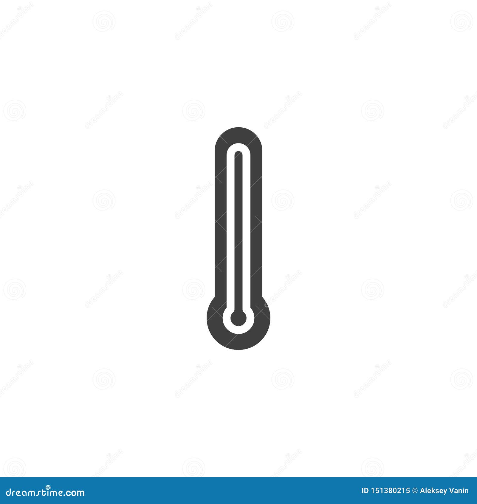Hot Temperature Thermometer Vector Icon Stock Vector - Illustration of ...