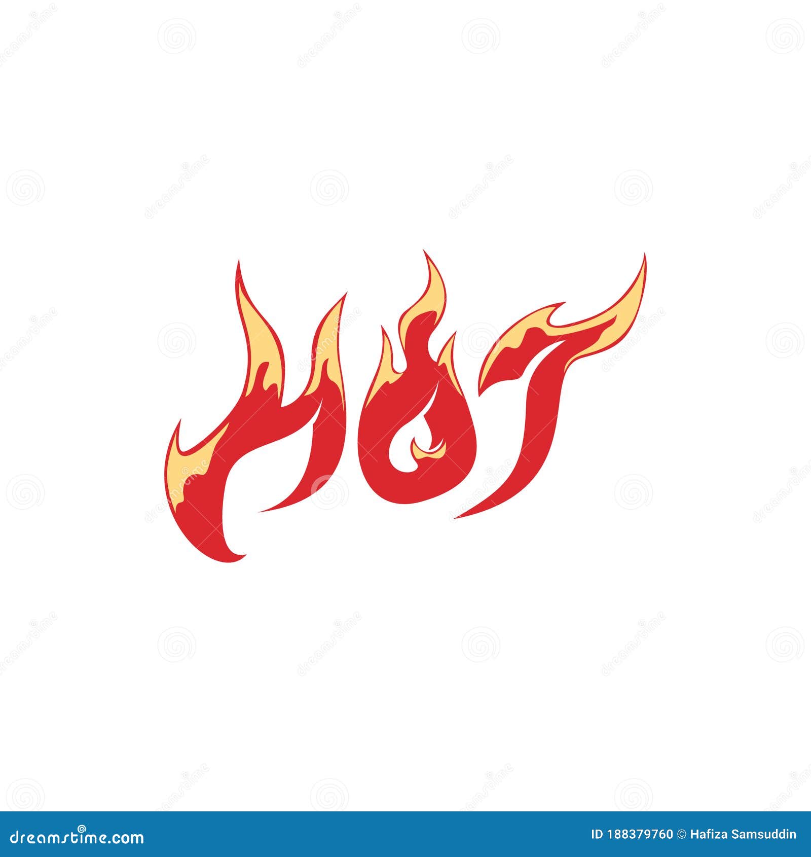 Hot Text. Vector Illustration Decorative Design Stock Vector ...