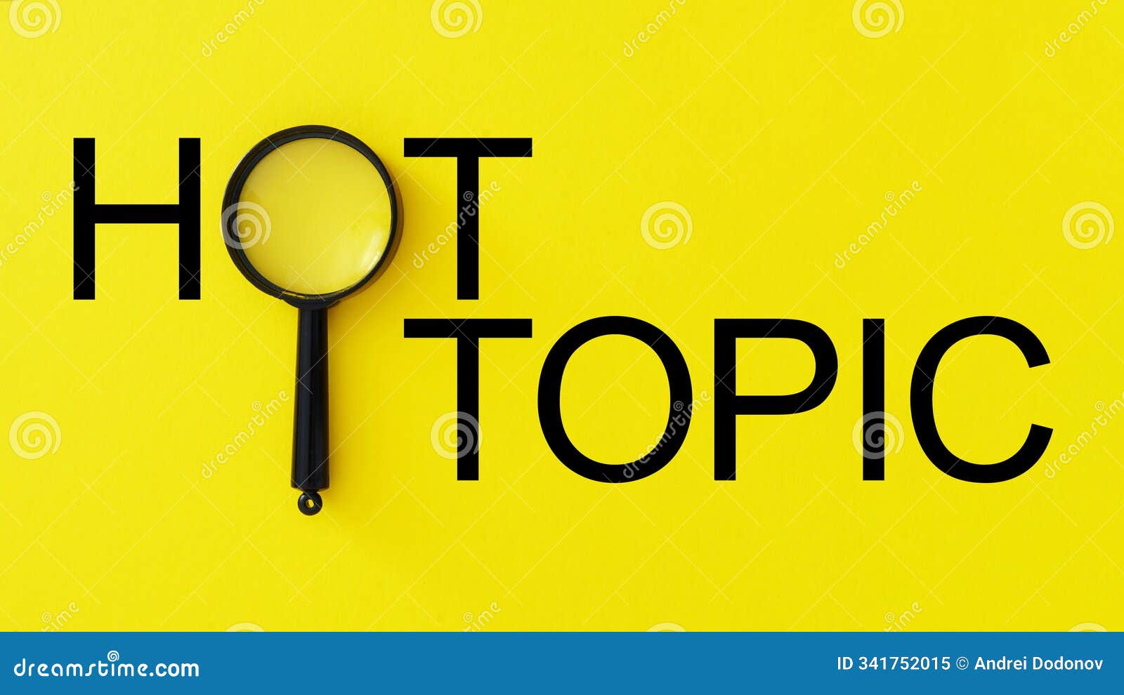 Hot Topic and Trends are Shown Using the Text Stock Image - Image of ...