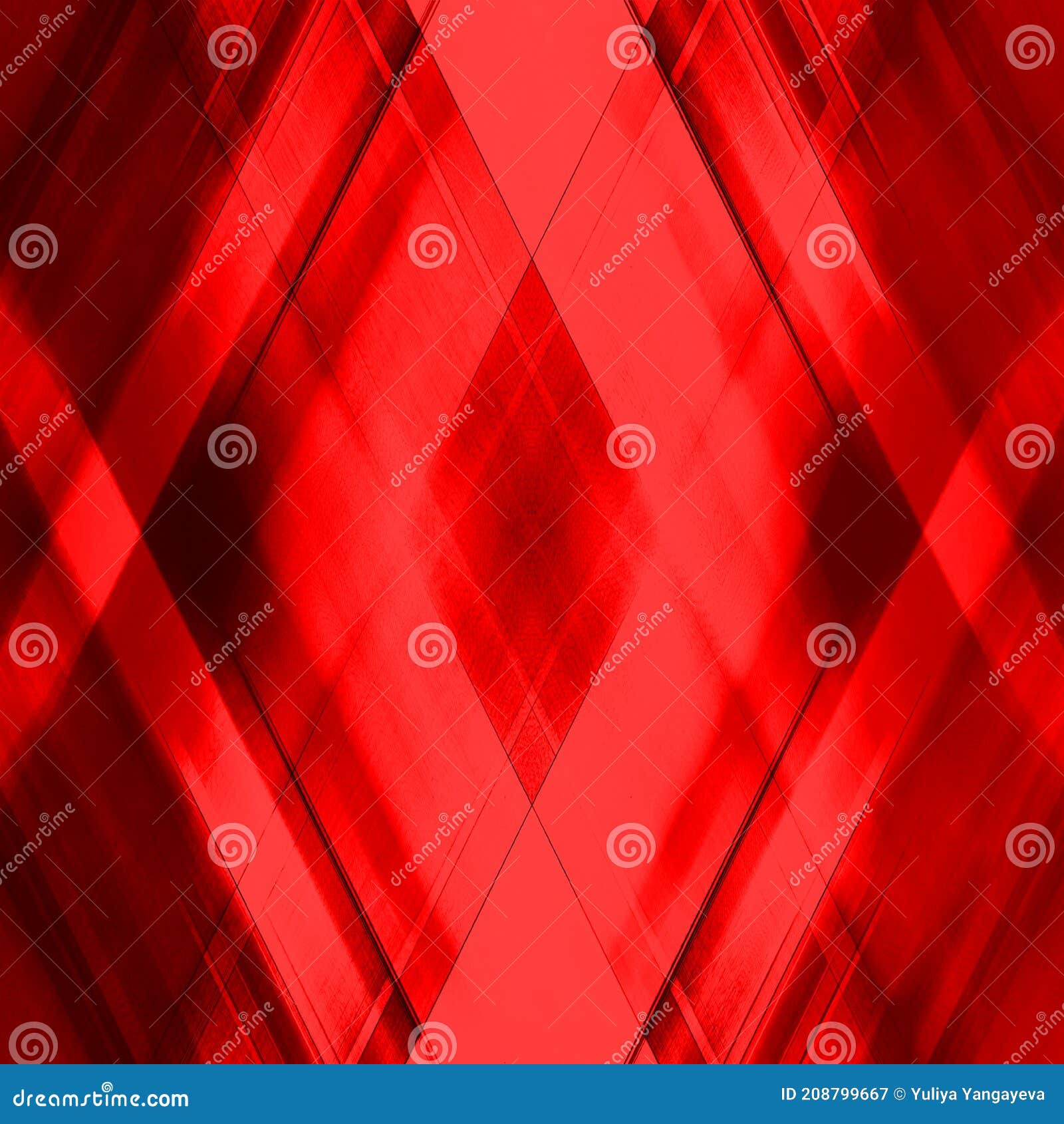 Hot Triangular Strokes of Intersecting Sharp Lines with Scarlet ...