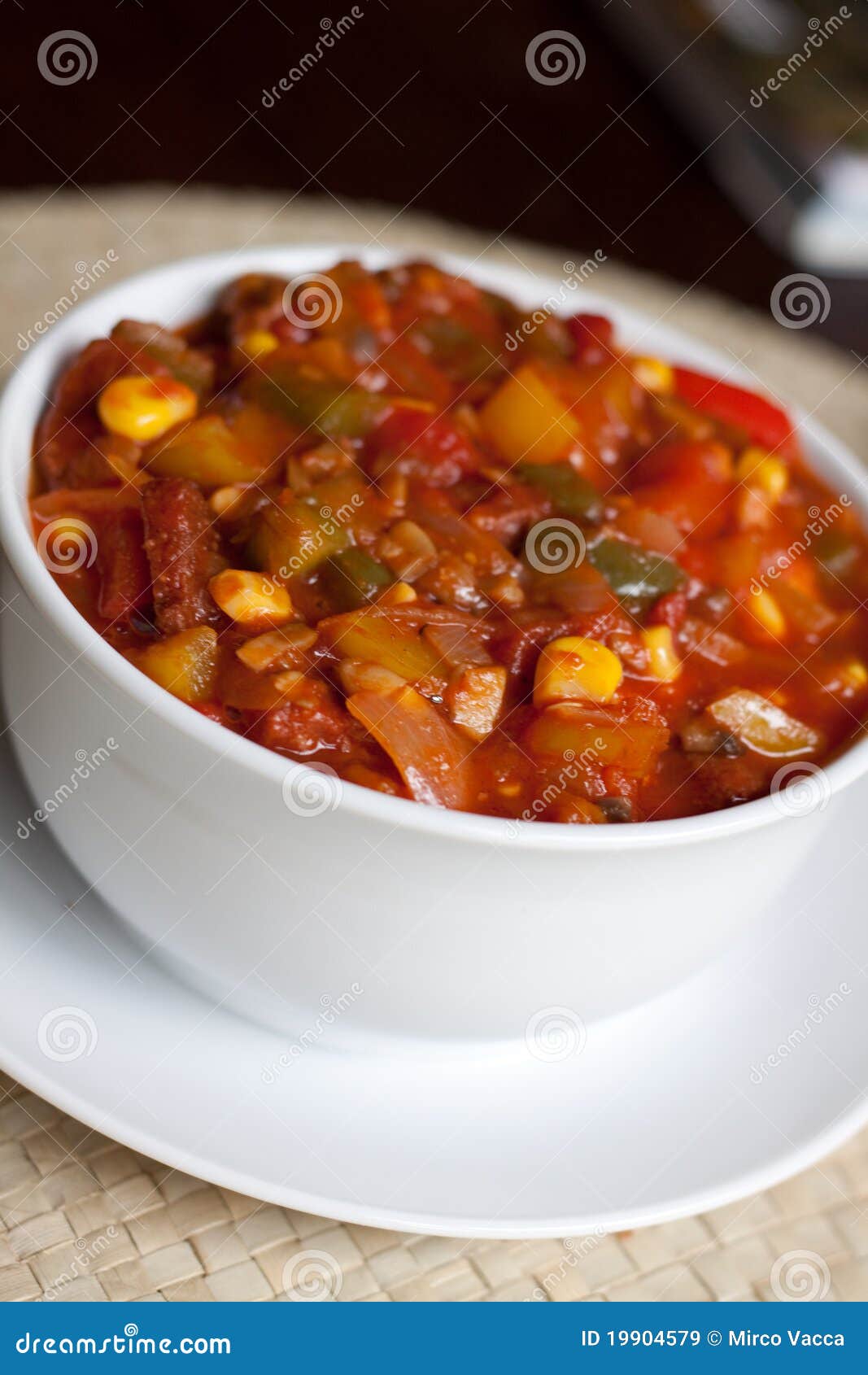 Hot vegetable stew stock image. Image of lecs, stew, bowl - 19904579