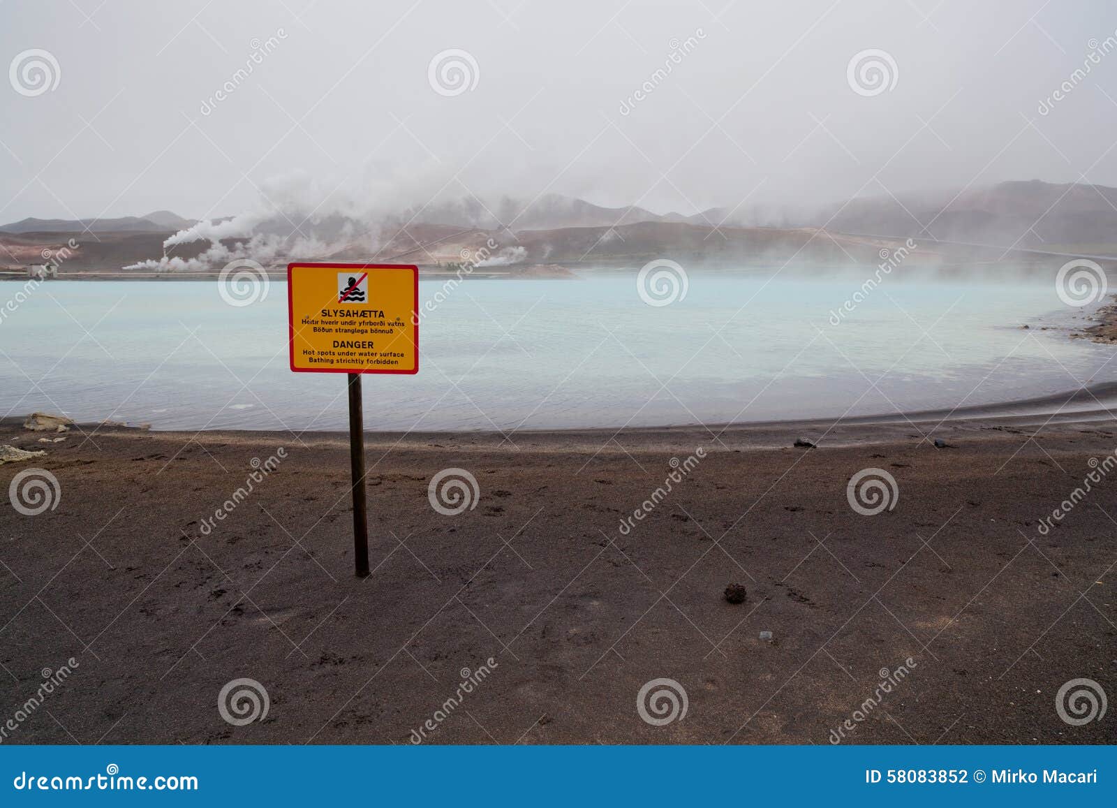 Hot water and alert sign stock photo. Image of relaxing - 58083852