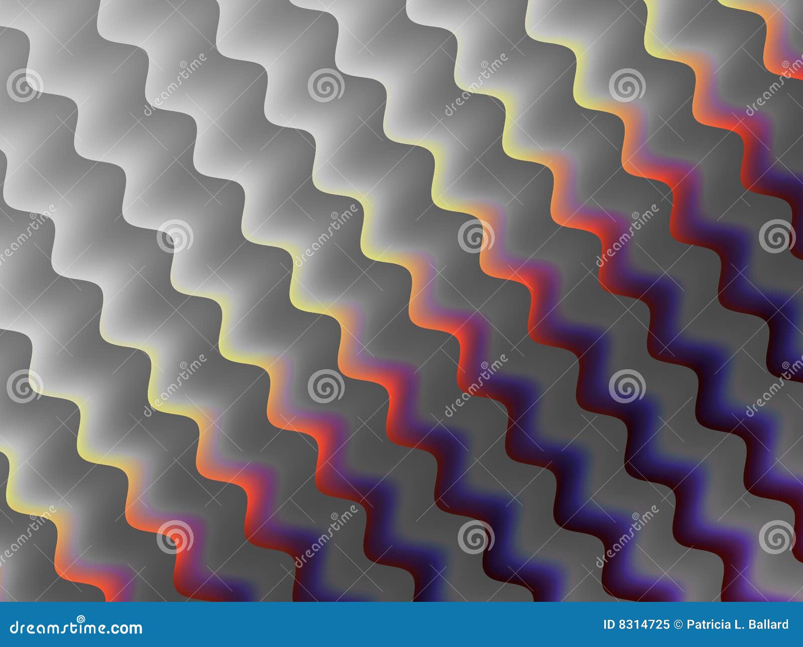 Hot Waves stock illustration. Illustration of purple, waves - 8314725