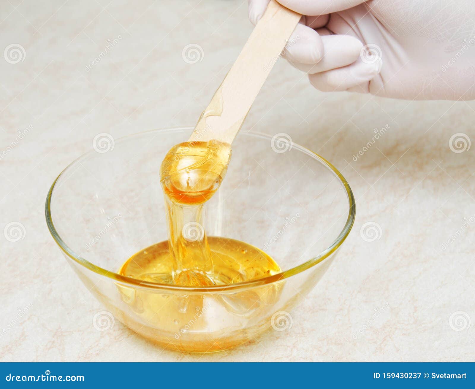 Hot Wax Waxing For Hair Removal Depilation Epilation Procedure Stock Image Image Of Depilation