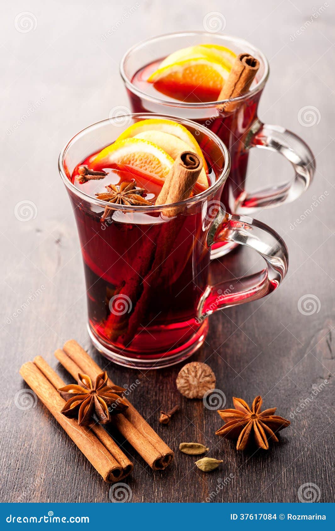 Hot wine (mulled wine) stock photo. Image of christmas - 37617084