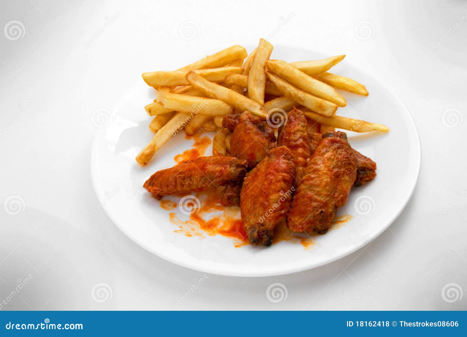 Hot Wings And Fries