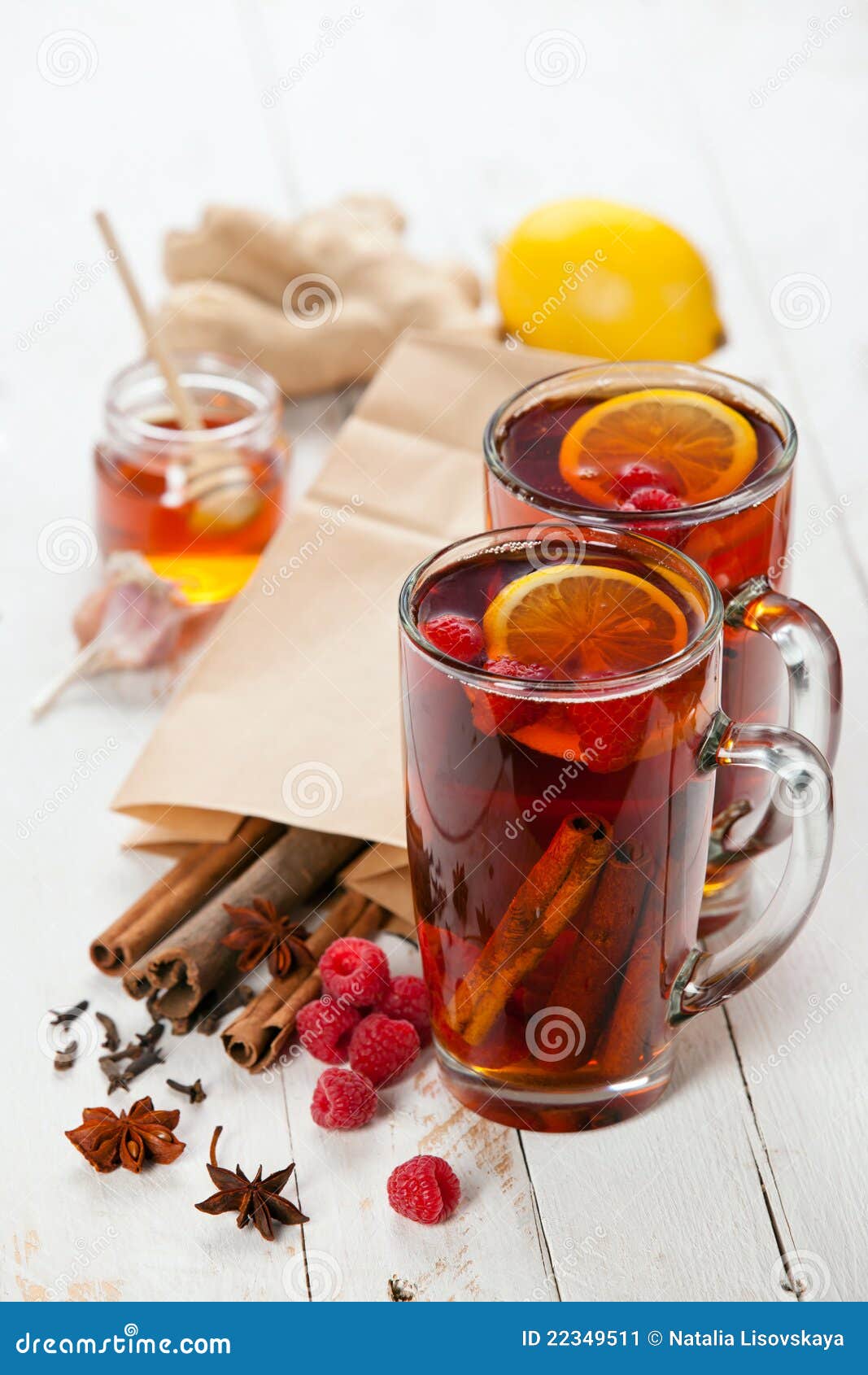 Hot winter raspberry tea stock image. Image of healthy - 22349511