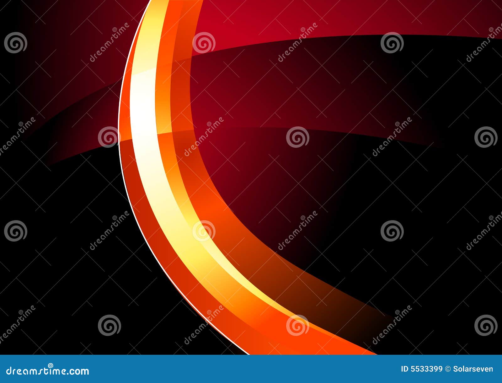 Hot Wire Waves stock vector. Illustration of modern, science - 5533399