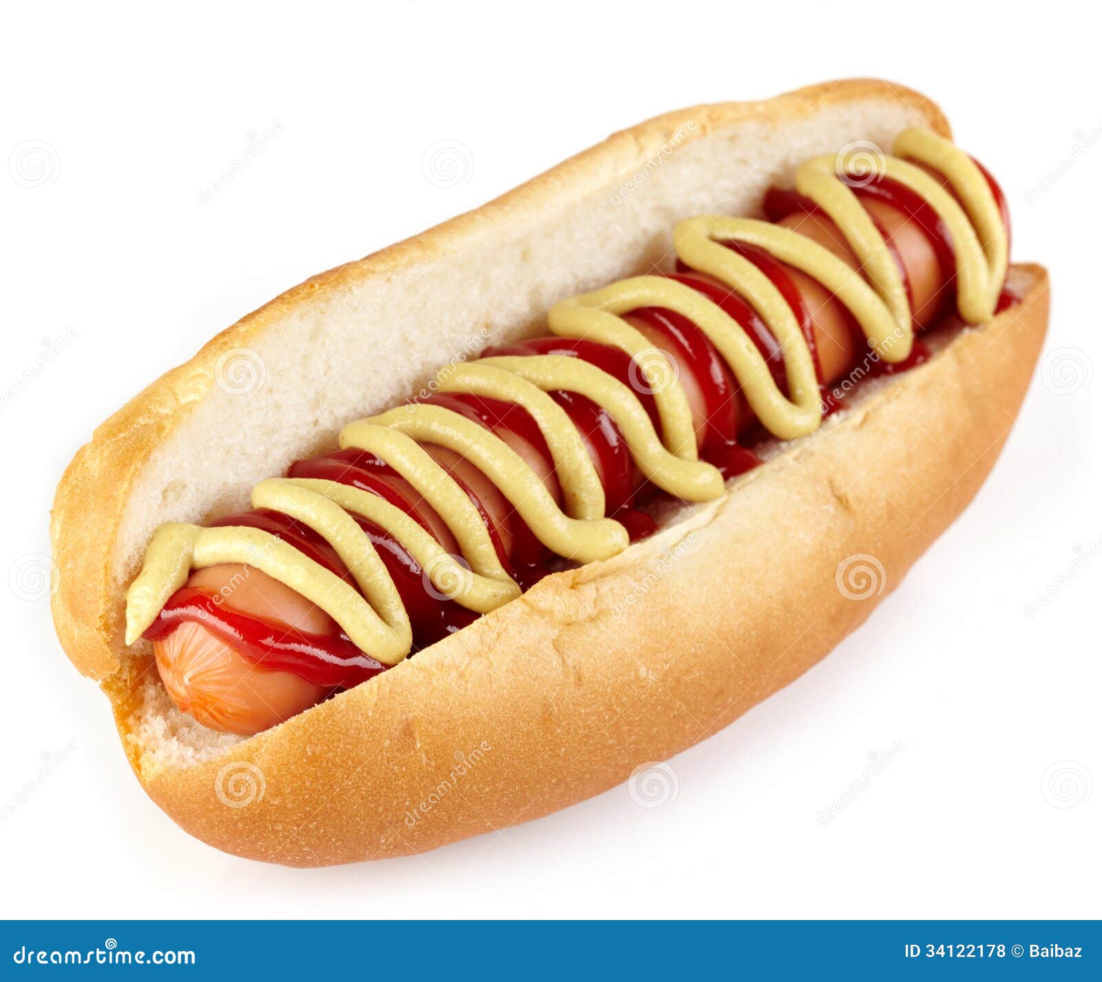 Hotdog stock foto. Image of heet, calorie, brood, amerikaans - 34122178