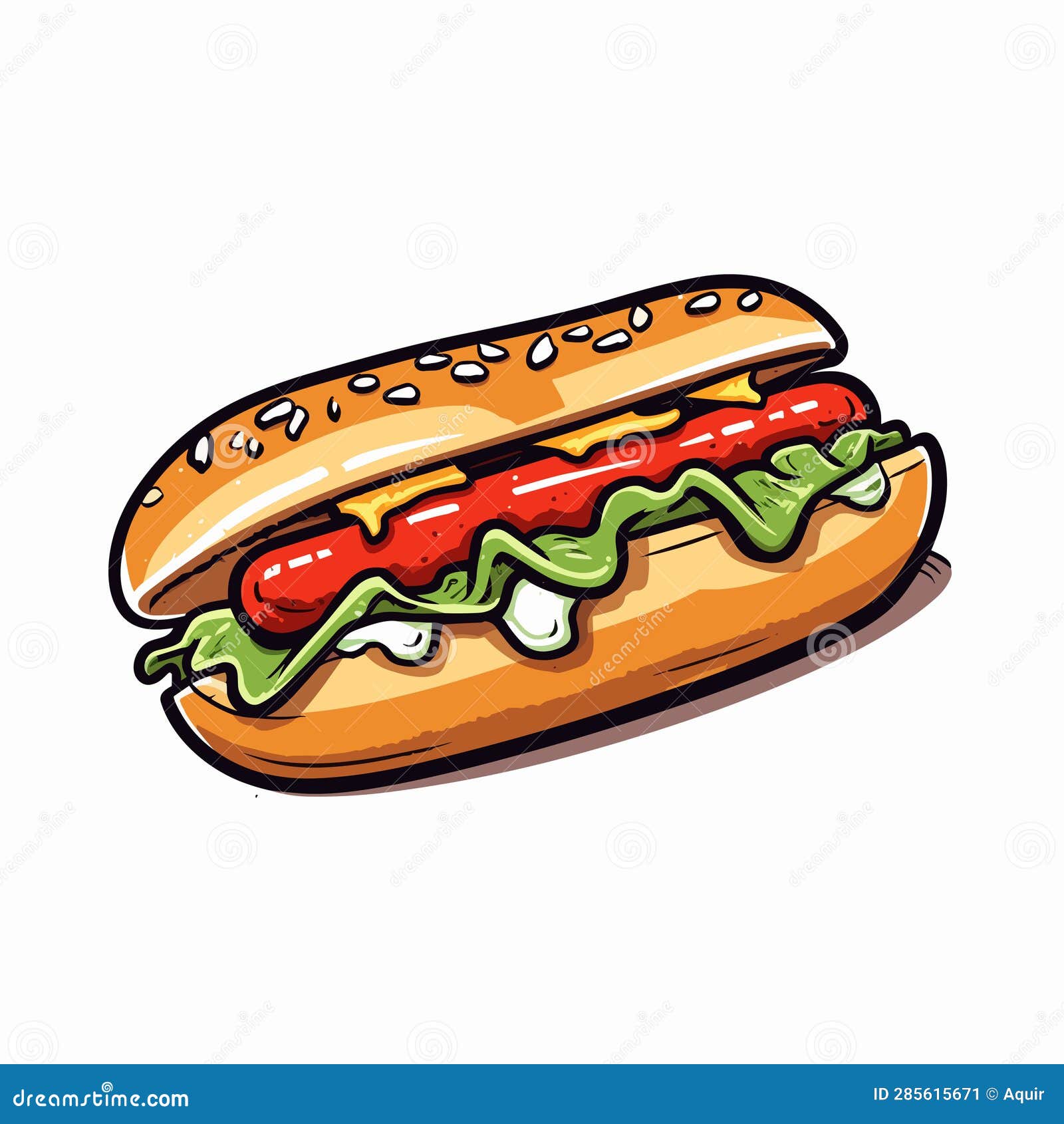 Hotdog Hand-drawn Illustration.. Hot Dog. Vector Doodle Style Cartoon ... Hotdog Hand-drawn Illustration.. Hot Dog. Vector Doodle Style Cartoon ...