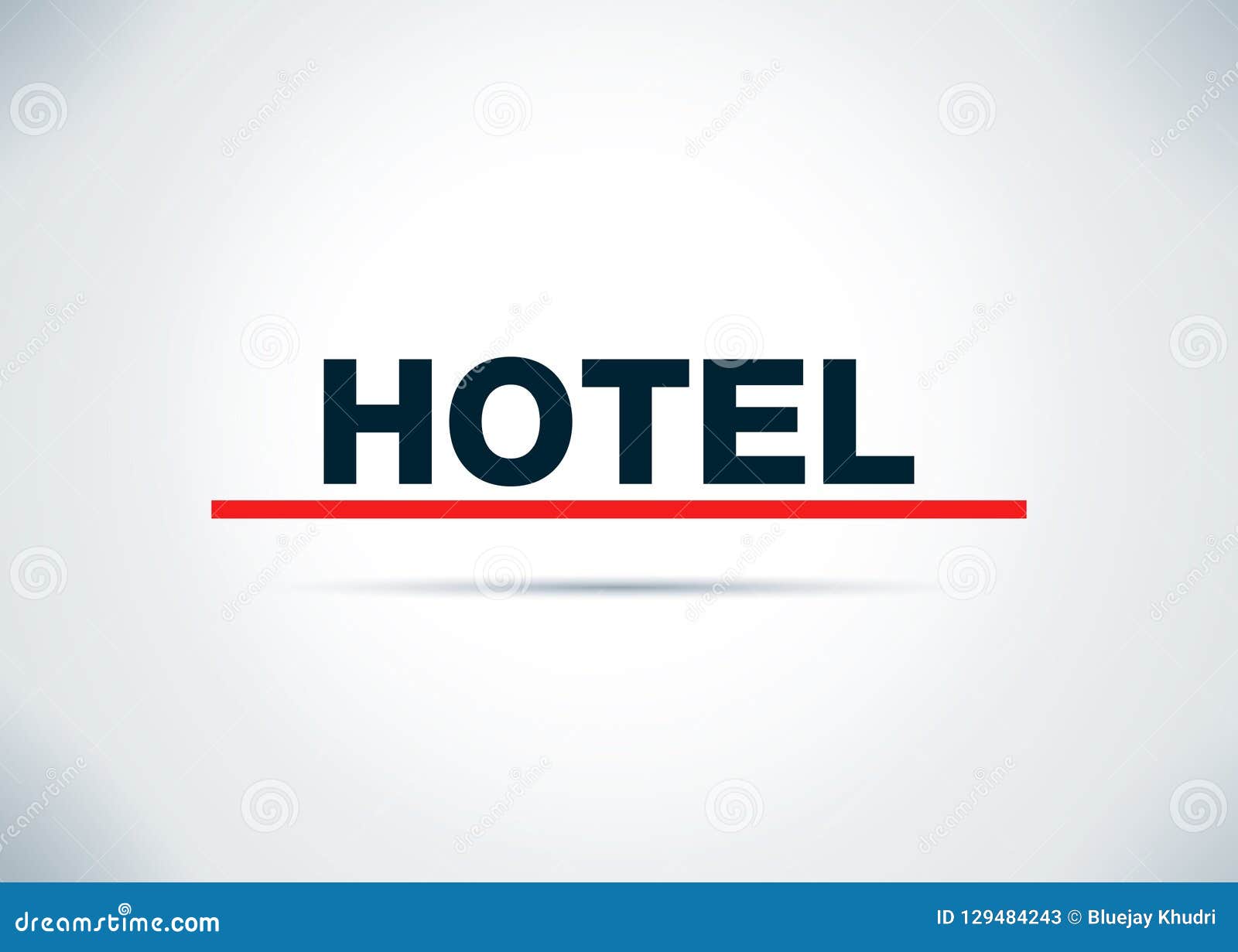 Hotel Abstract Flat Background Design Illustration Stock Illustration ...