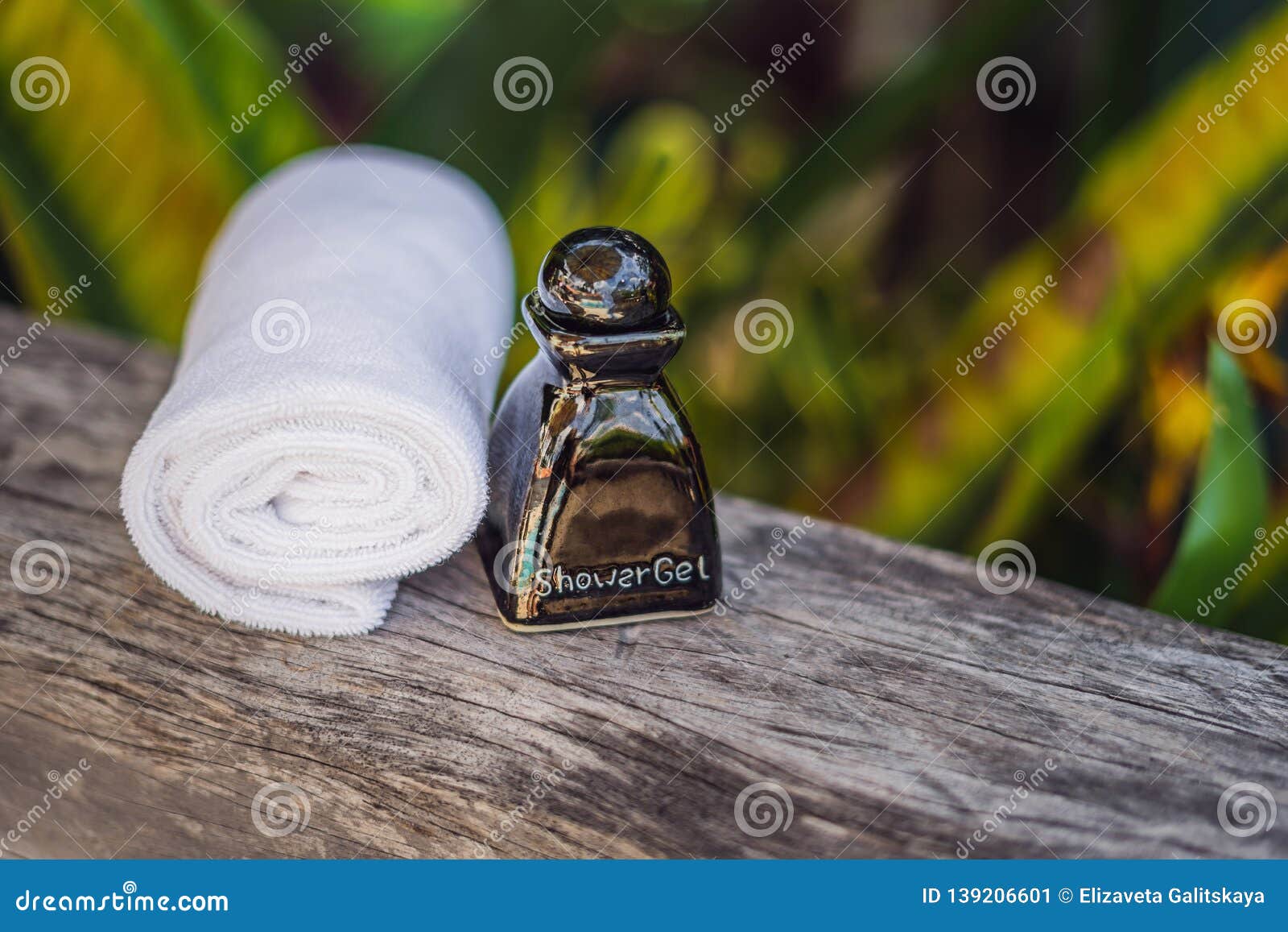Hotel Amenities Kit Spa, Soap, Shampoo, Towels Stock Image - Image of ...