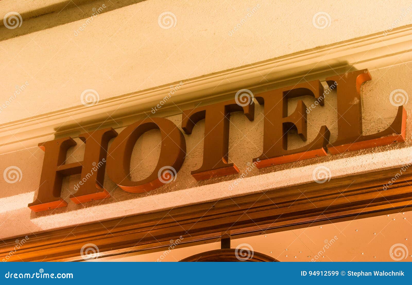 Hotel stock image. Image of hotels, orange, evening, arrive - 94912599