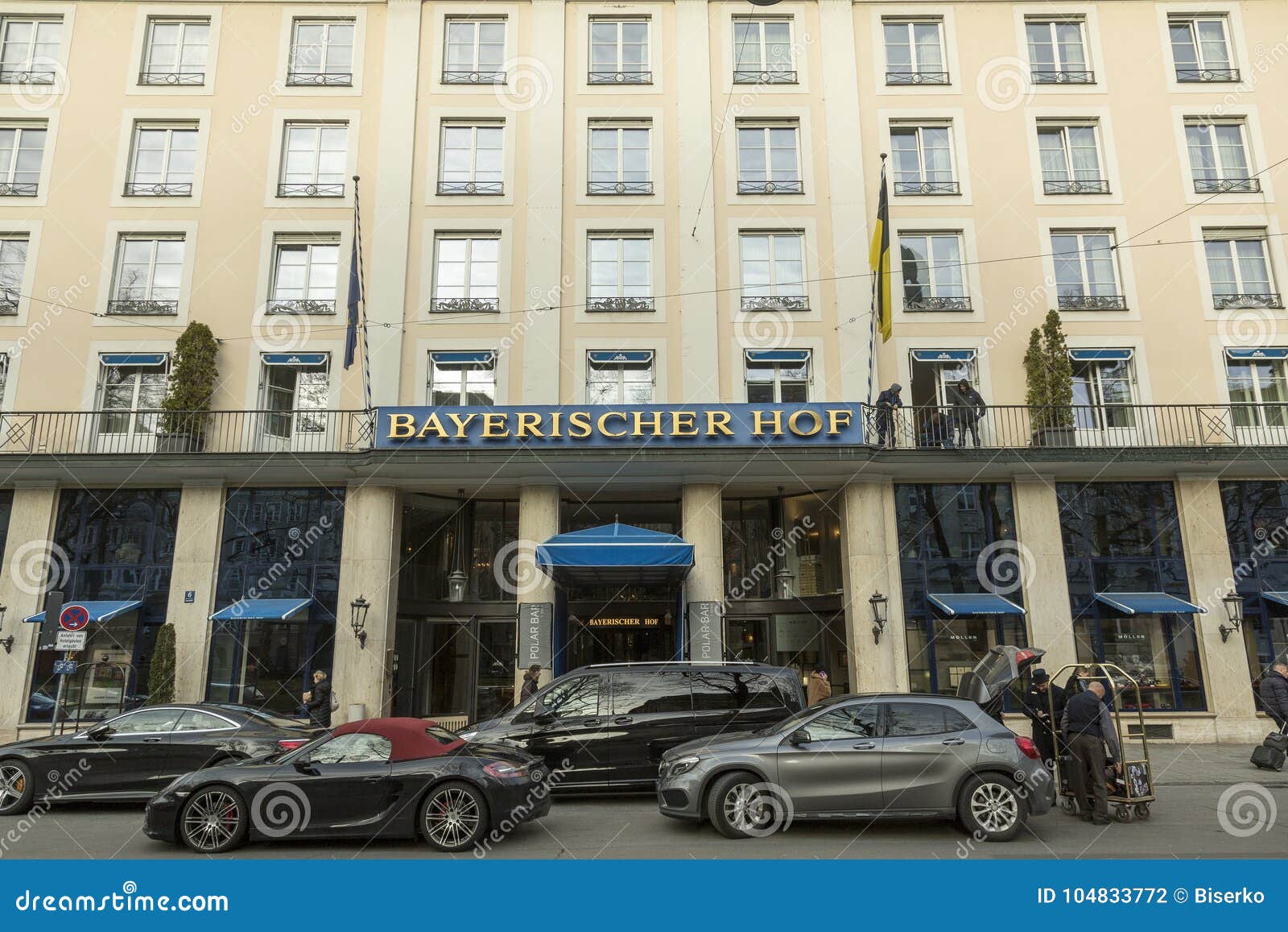 Hotel Bayerischer Hof, Munich Fotografía editorial - Imagen de baviera ...