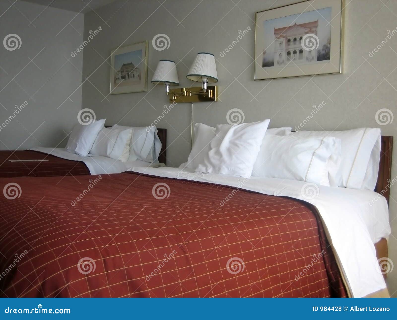 Hotel beds stock photo. Image of tourism, sleep, resting - 984428