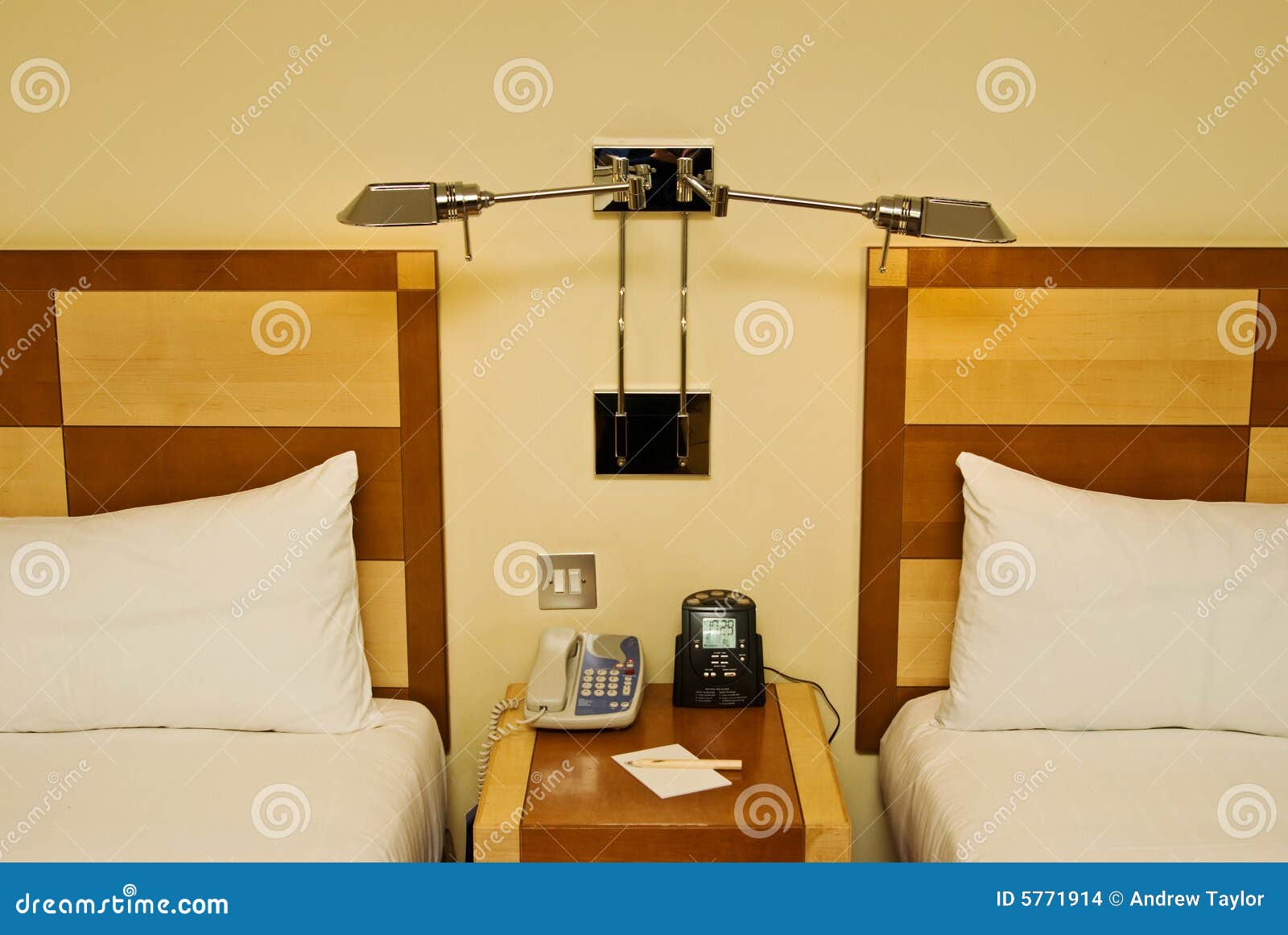 Hotel bedside stock photo. Image of interior, double, headboard - 5771914