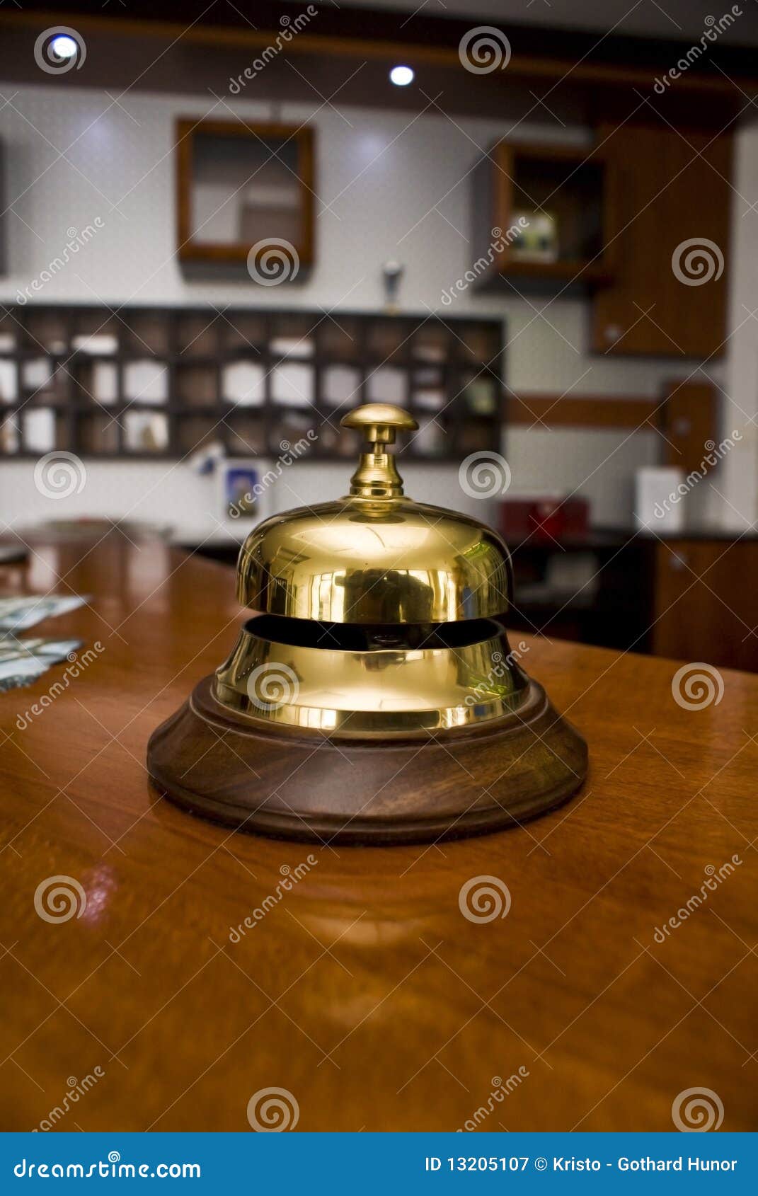 Hotel bell stock image. Image of desk, object, lobby - 13205107