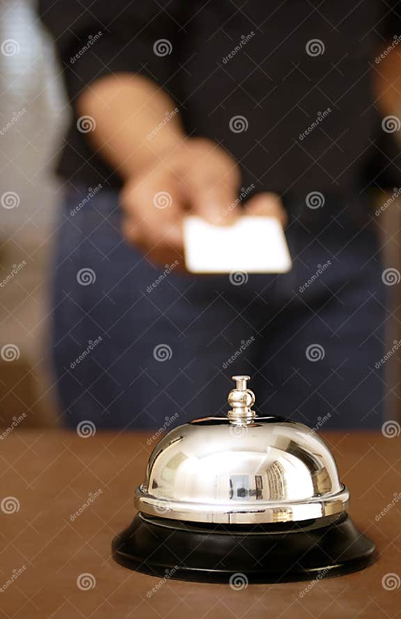 Hotel bell stock photo. Image of american, counter, shiny - 13333658