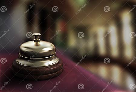 Hotel bell stock illustration. Illustration of concierge - 17379537