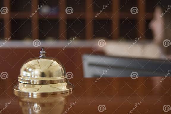 Hotel bell stock photo. Image of copper, clear, concept - 2430450