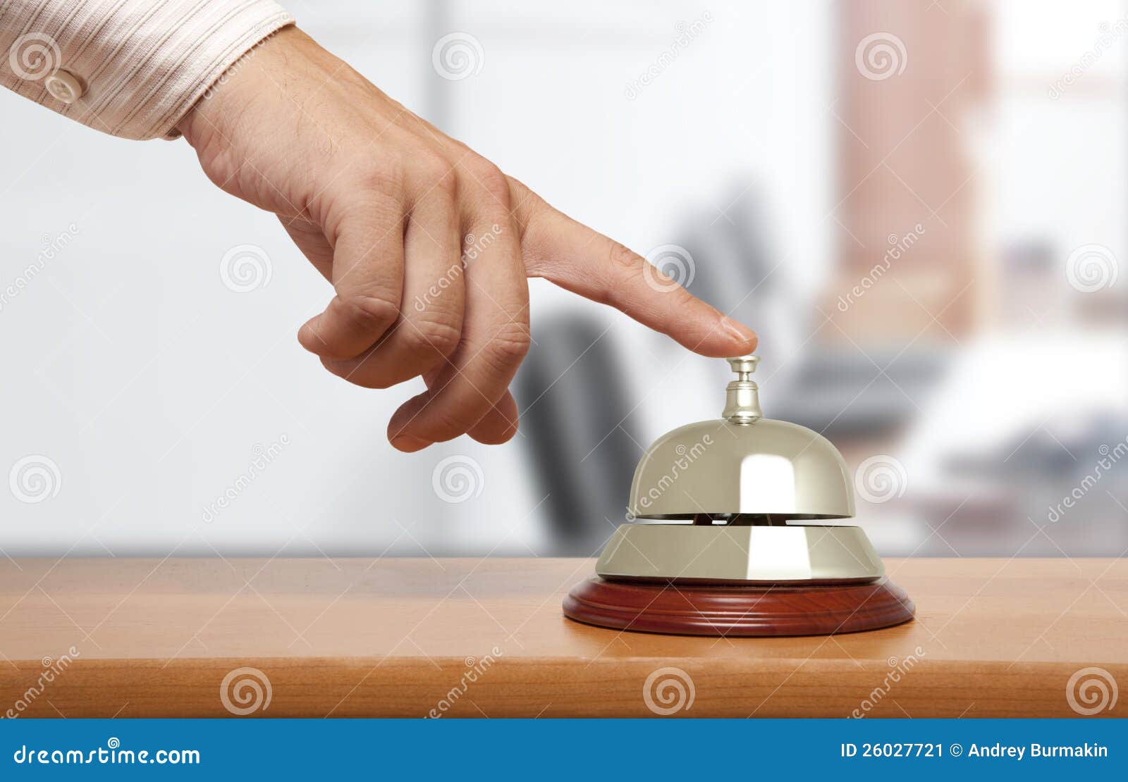 Hotel bell stock image. Image of reception, button, help - 26027721