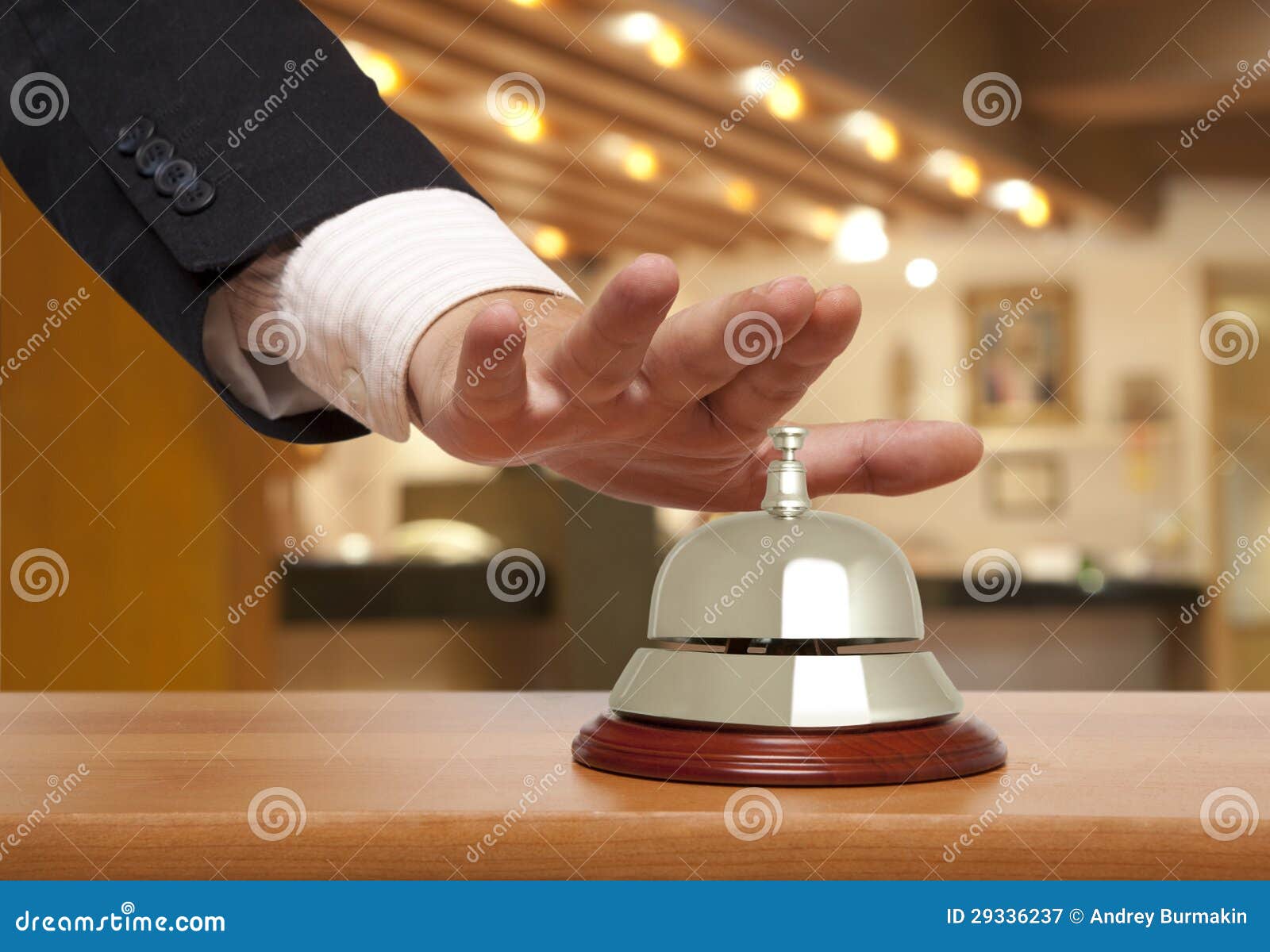 Hotel bell stock image. Image of concept, businessman - 29336237