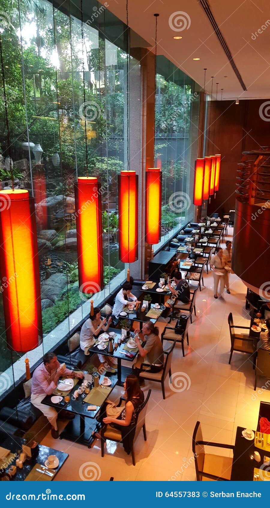 Hotel breakfast room editorial stock photo. Image of dining - 64557383