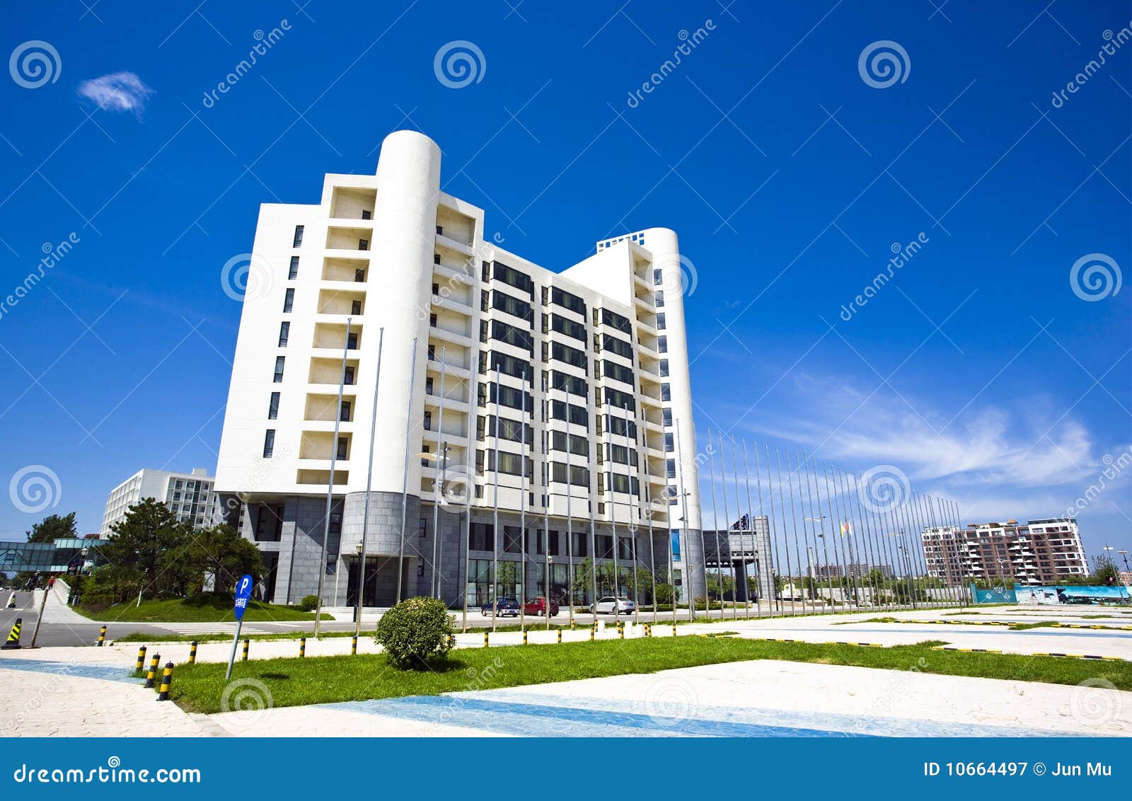 Hotel building stock image. Image of asia, glass, cityscape - 10664497