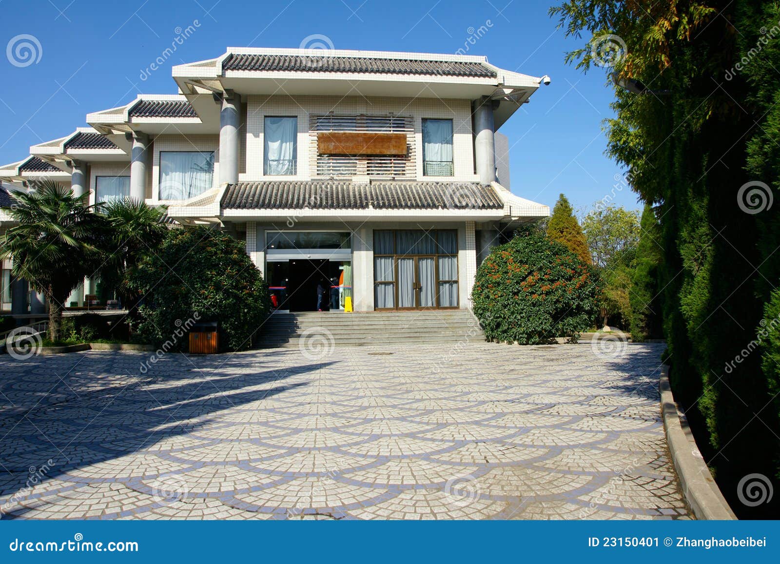 Hotel building stock image. Image of floor, tile, bricks - 23150401