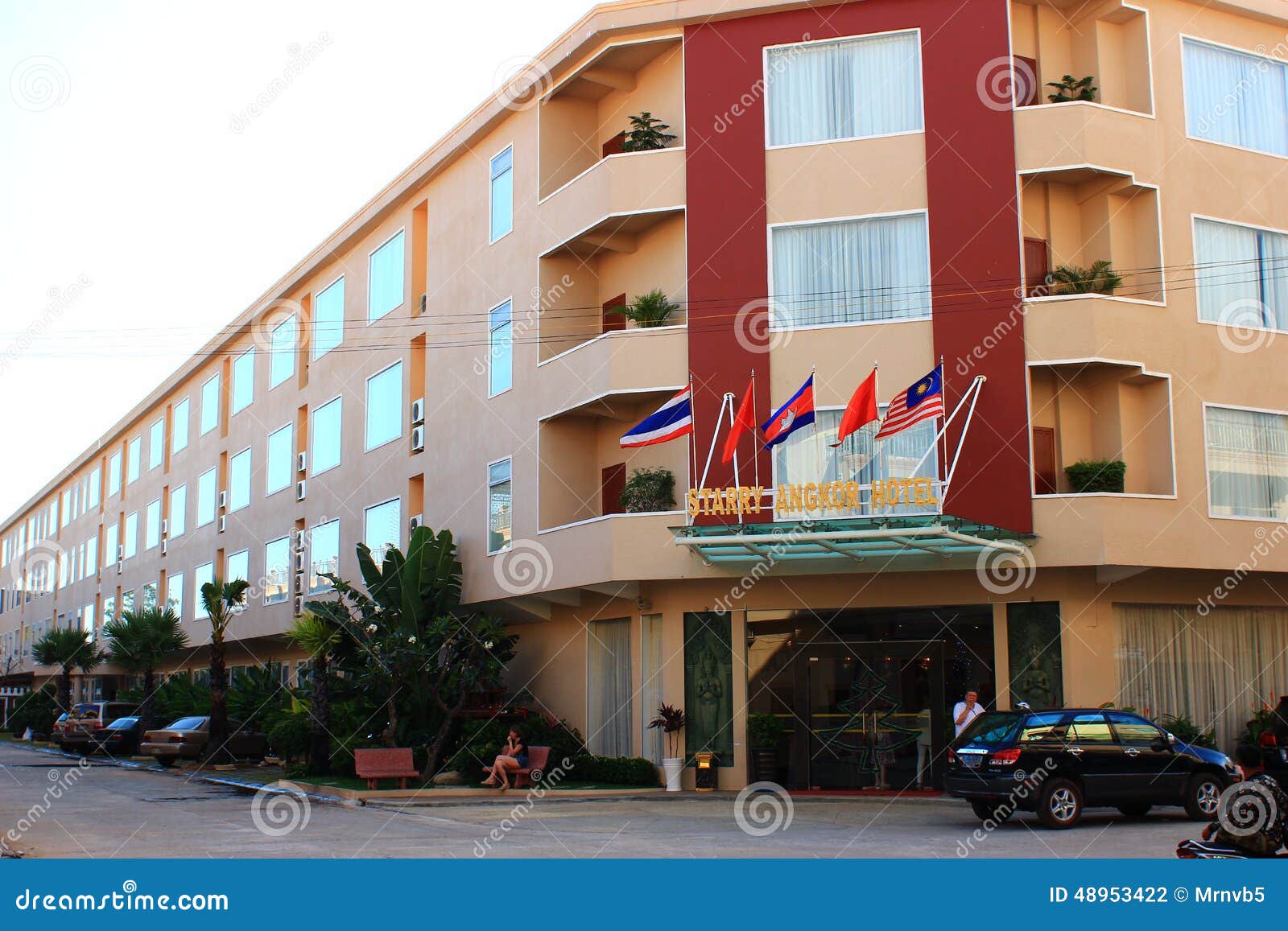 The Hotel Building in Cambodia Editorial Photography - Image of modern ...