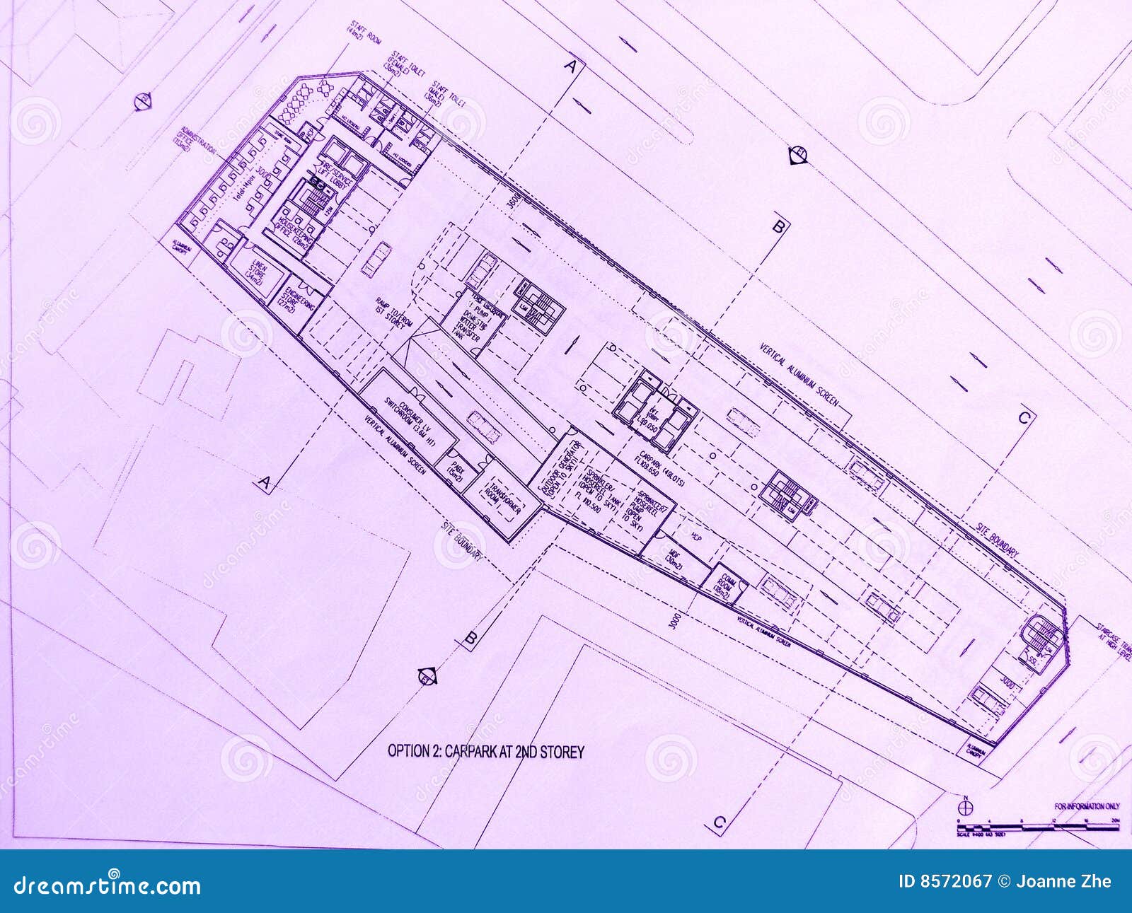 Hotel building plan stock image. Image of architectural - 8572067
