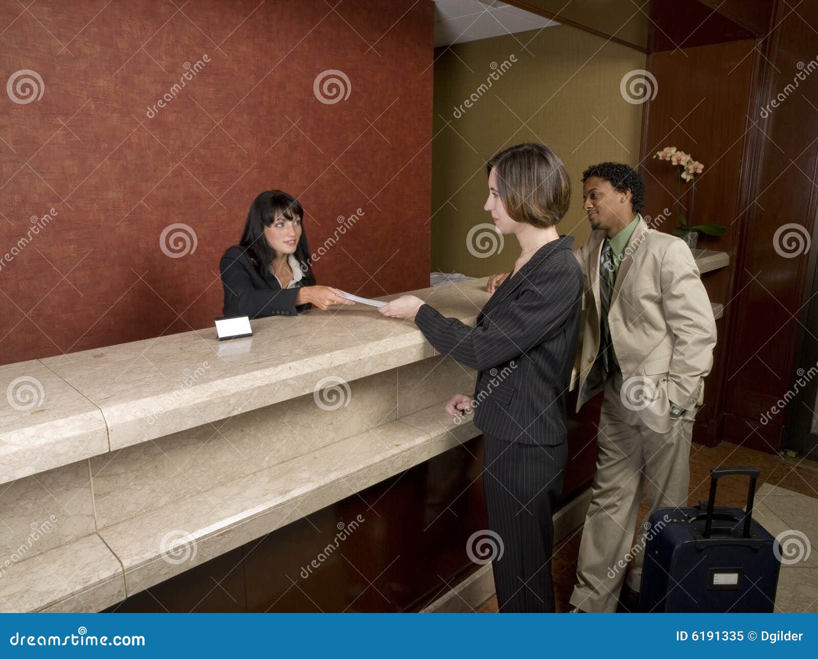 Hotel - business travelers stock image. Image of service - 6191335