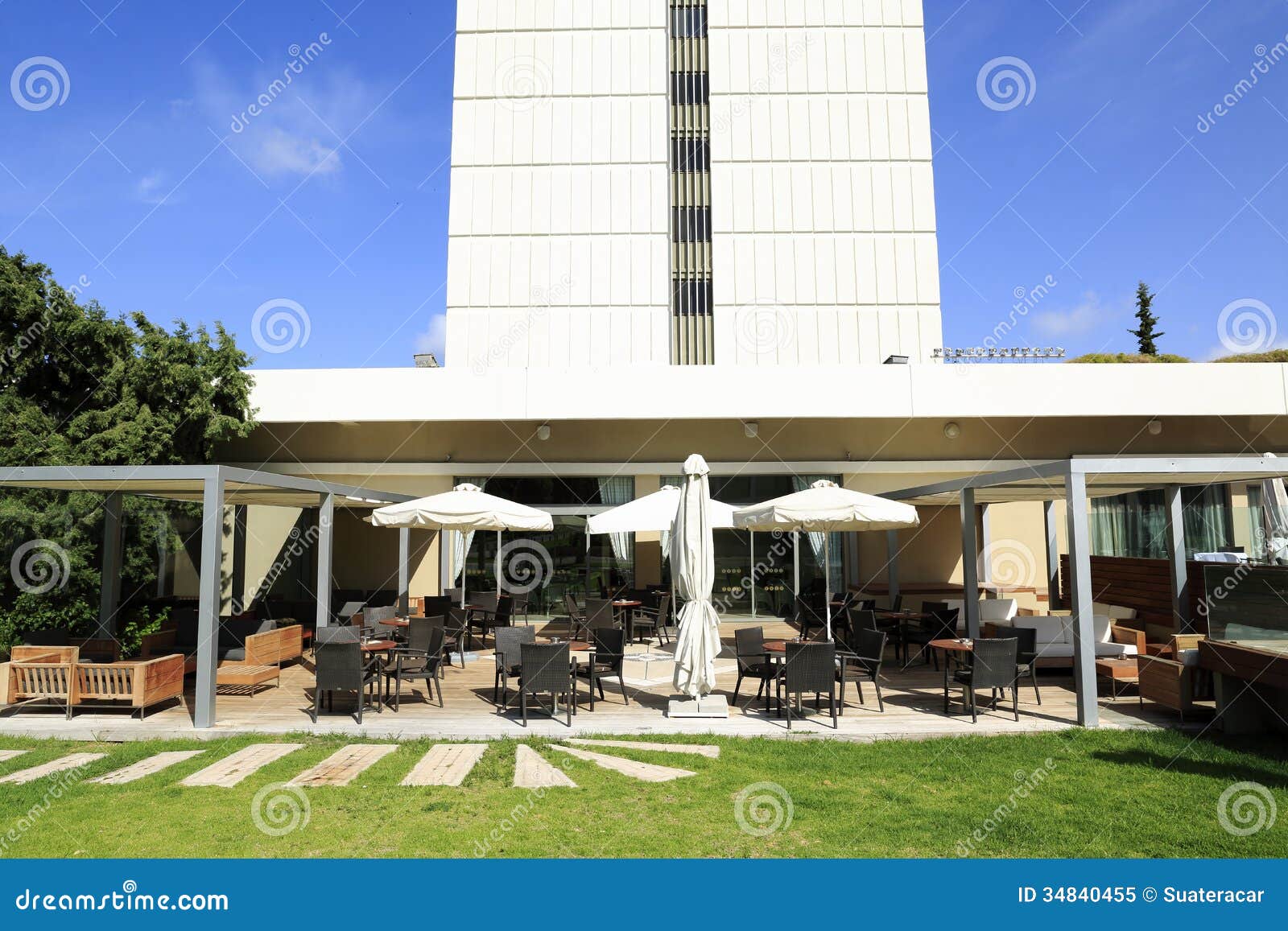 Hotel cafe stock image. Image of hotel, relax, lobby - 34840455