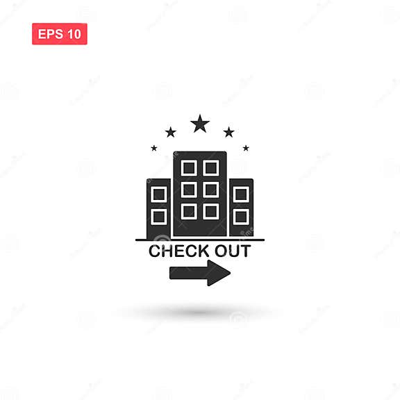 Hotel Check Out Vector Isolated 2 Stock Vector - Illustration of ...