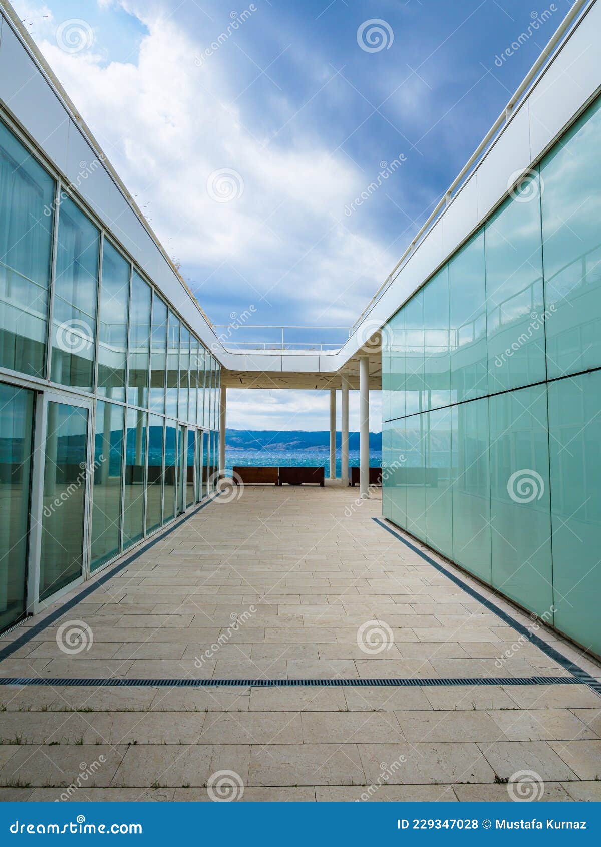 Hotel complex on the beach stock photo. Image of greece - 229347028