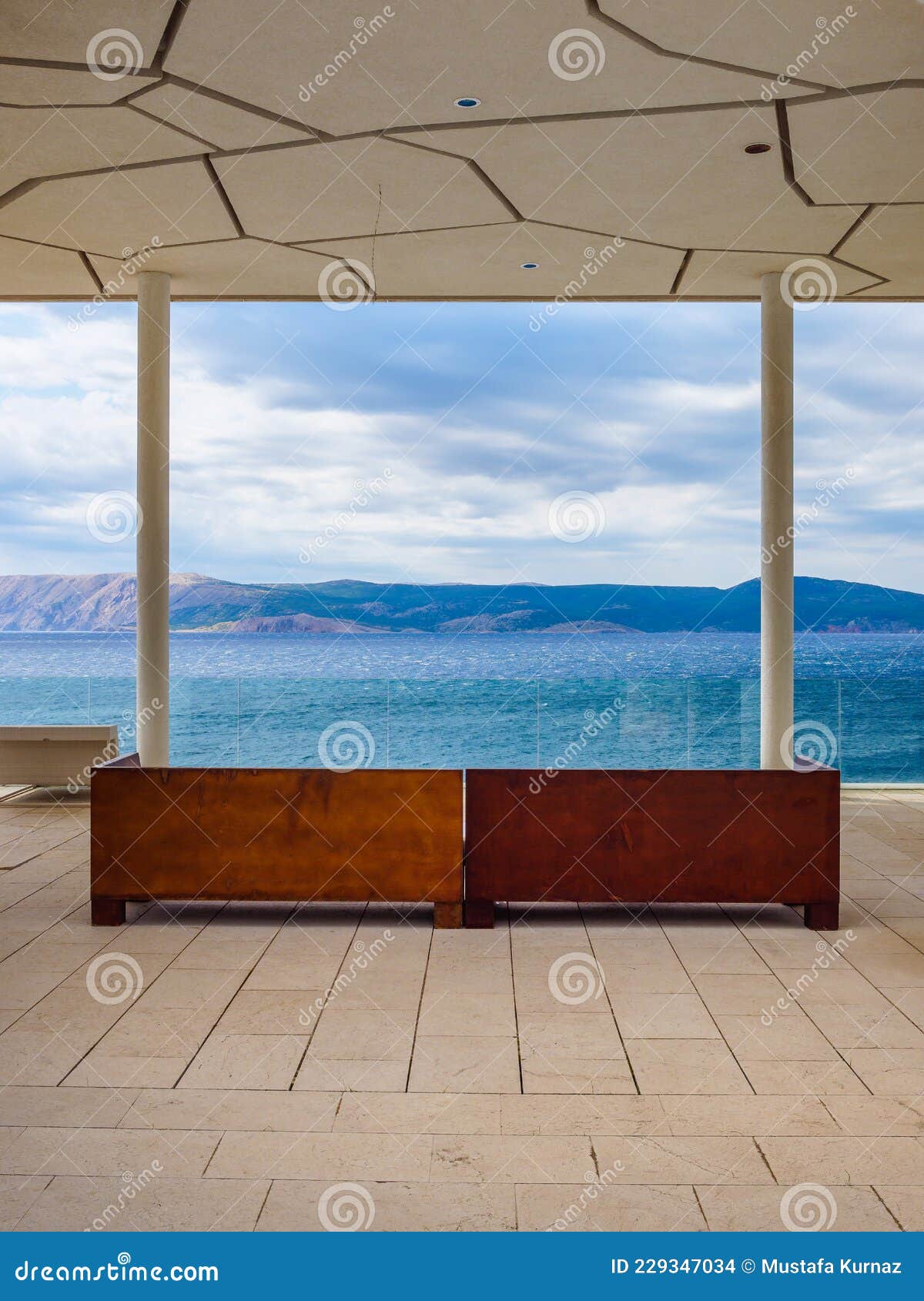 Hotel complex on the beach stock photo. Image of greek - 229347034