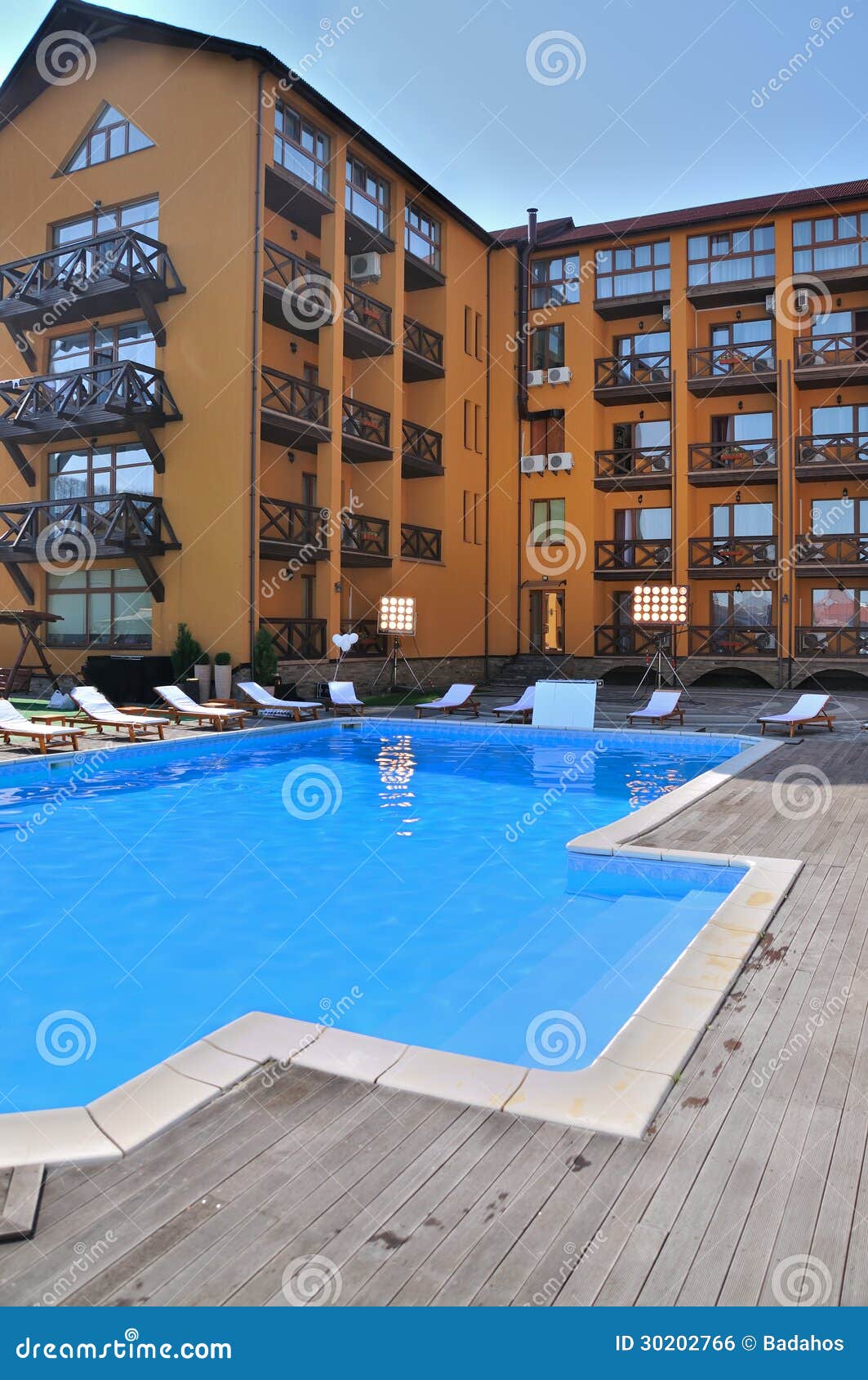 Hotel complex stock photo. Image of architecture, relax - 30202766