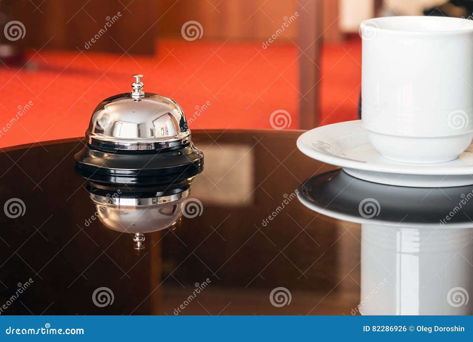 Hotel Concierge. Service Bell in a Hotel Stock Photo - Image of idea ...