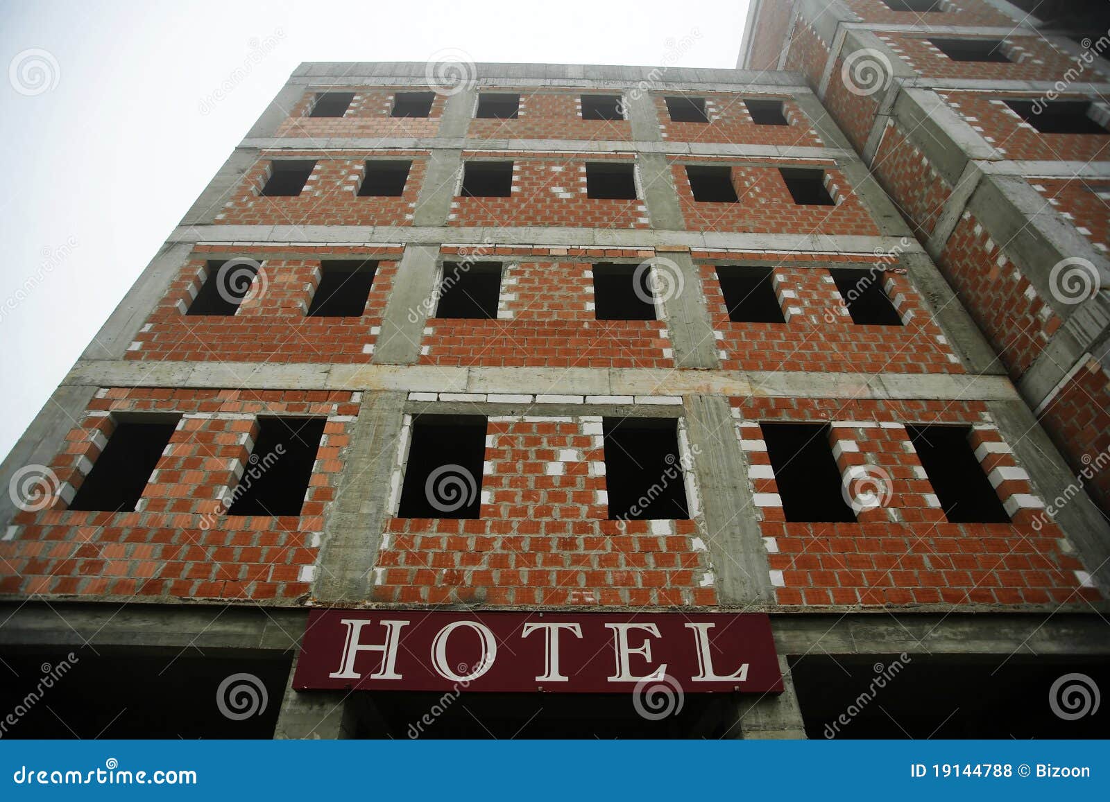 Hotel in construction stock photo. Image of boom, beginning - 19144788
