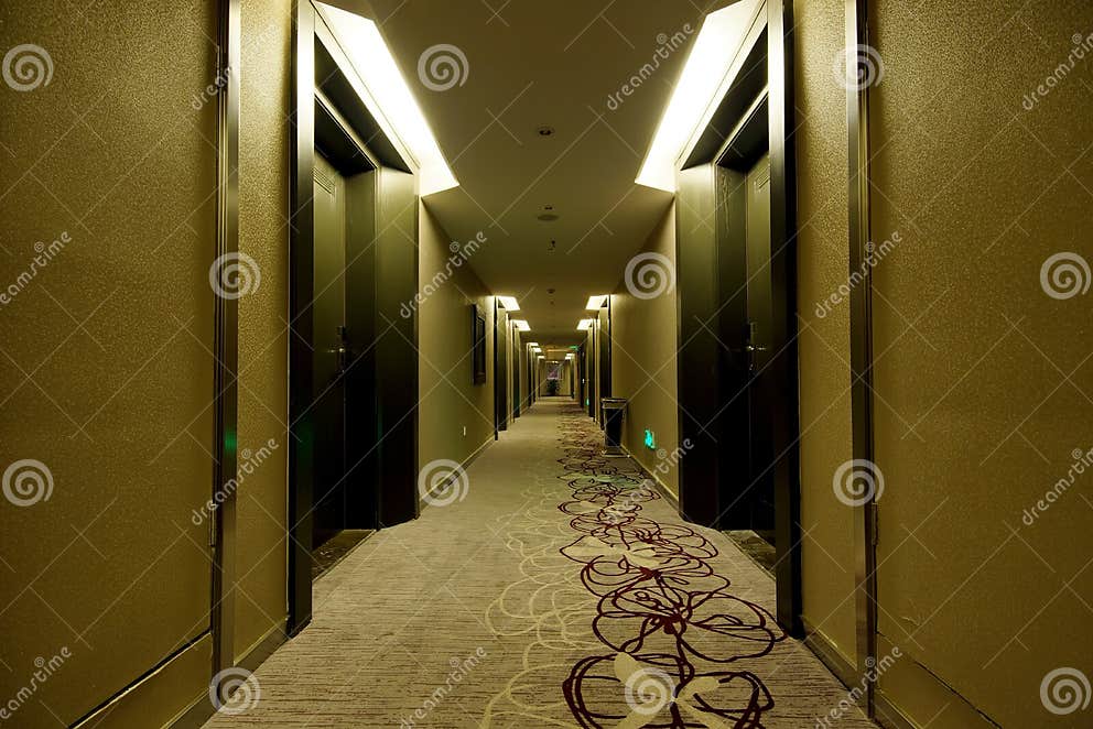 Hotel Corridor stock photo. Image of modern, enjoy, holiday - 24218366