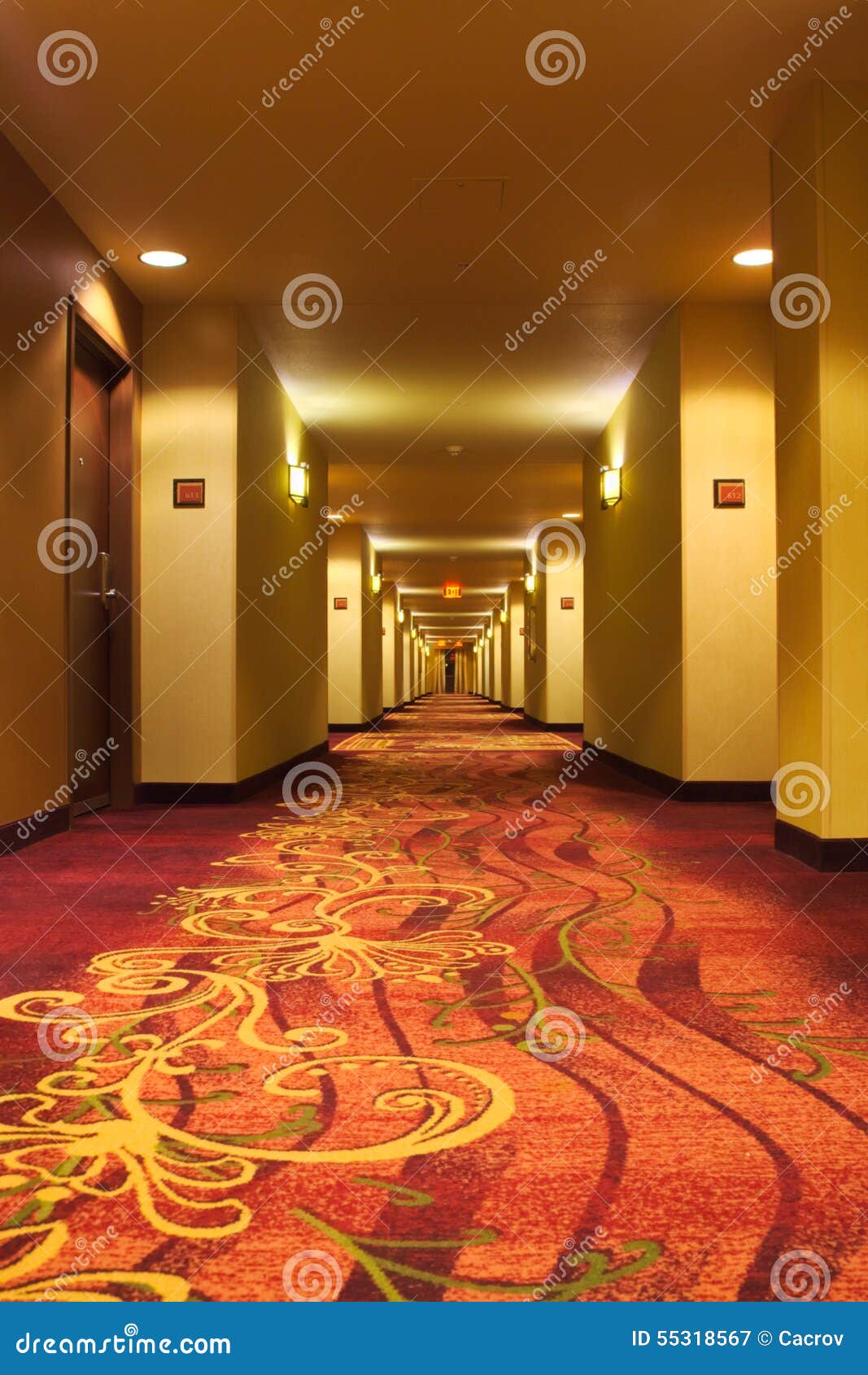 Endless Hotel Corridor Stock Photos - Free & Royalty-Free Stock Photos ...