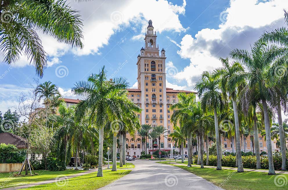 Hotel de Biltmore, Miami foto de archivo editorial. Imagen de aguilones ...