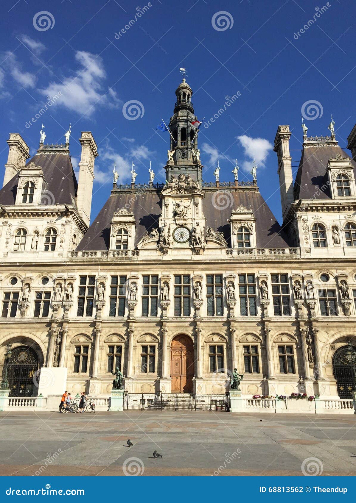 Hotel De Ville building editorial photography. Image of center - 68813562