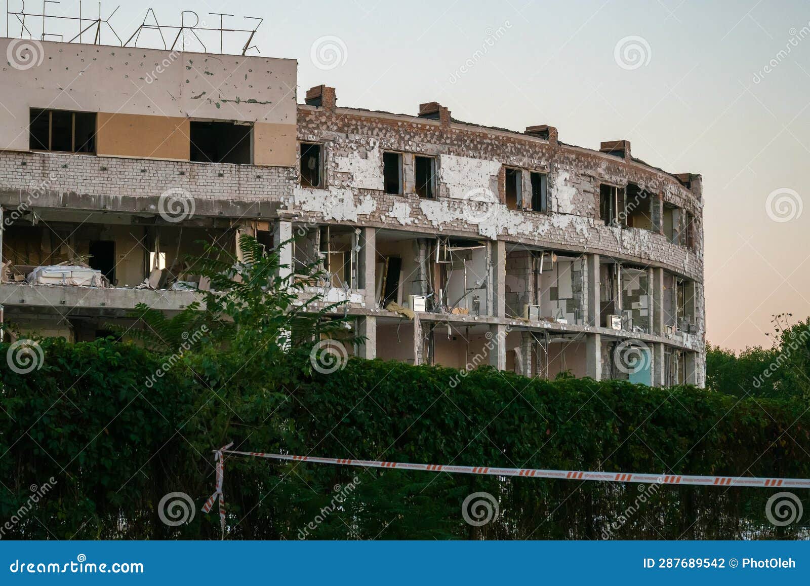 Hotel Destroyed by Two Russian Cruise Missiles on August 10, 2023 ...