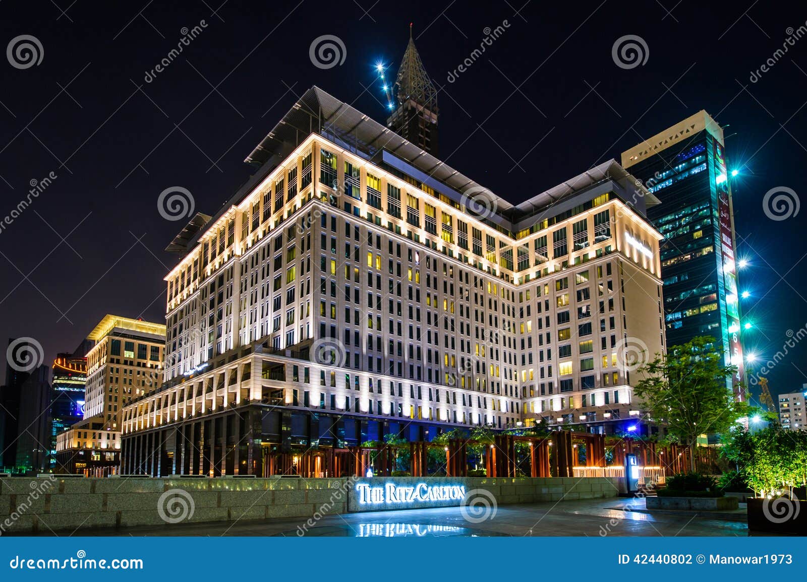 Hotel in DIFC, UAE Di Ritz-Carlton Fotografia Editoriale - Immagine di ...