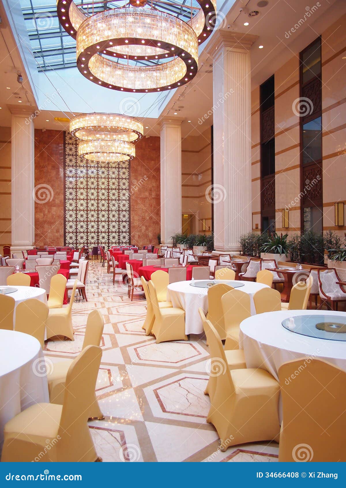 Hotel Dining Hall Royalty Free Stock Photos - Image: 34666408